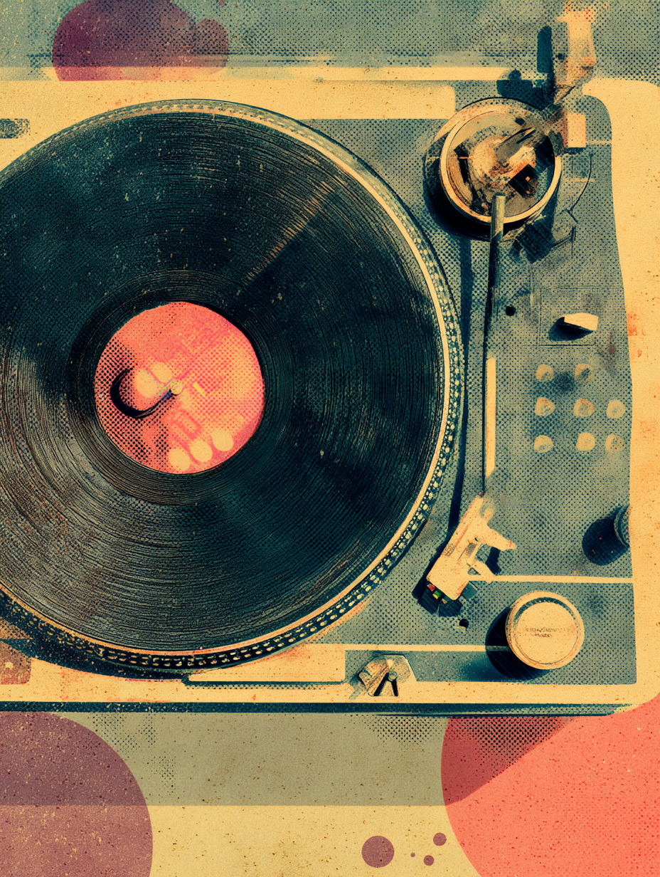 record player illustration